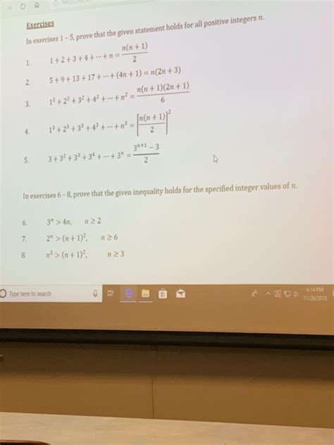 solved exercises in exercises 1 5 prove that the given