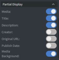 Media Widget Geomant Documentation