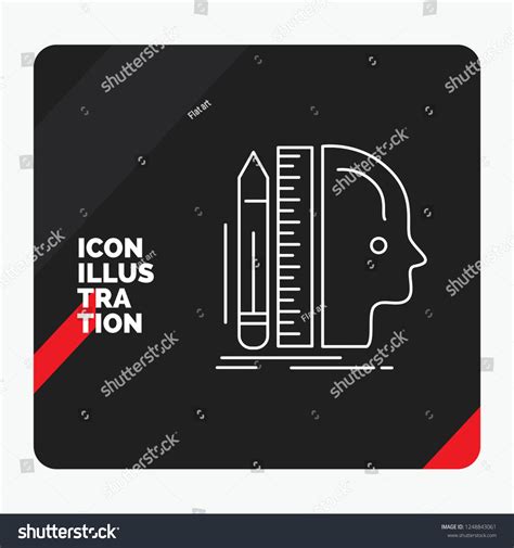 Red Black Creative Presentation Background Design Stock Vector Royalty Free 1248843061