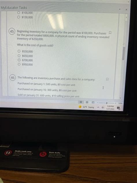 Solved Myeducator Tasks 0 100000 O 130000 45 Beginning