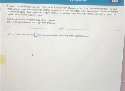Solved A Researcher Studying Public Opinion Of Proposed Chegg