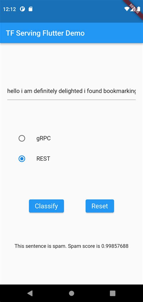 Create A Flutter App To Classify Texts Google For Developers