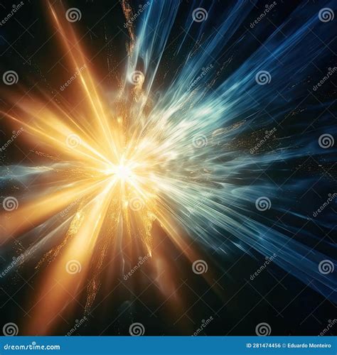 Abstract Background Luminous Swirling Elegant Glowing Circle Sparking Particle Stock