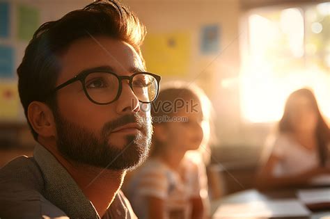 안경을 쓰고있는 남자