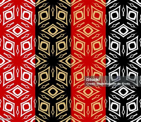 완벽 한 기하학적 패턴의 집합입니다 장식 미술 데코 스타일입니다 벡터 일러스트 레이 션 디자인에 대 한 0명에 대한 스톡 벡터 아트 및 기타 이미지 Istock