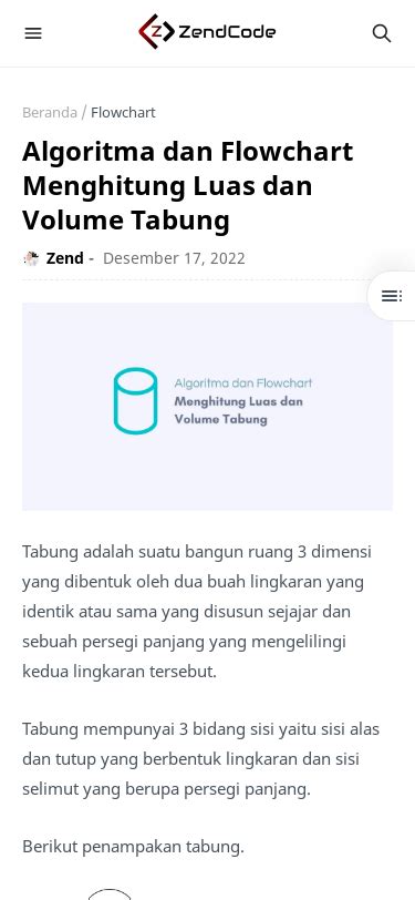 Zendcode Web Id 2022 12 Algoritma Dan Flowchart Menghitung Luas Dan