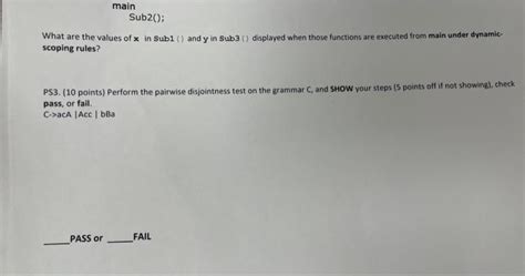 Solved What Are The Values Of X In Sub And Y In Sub Chegg Com