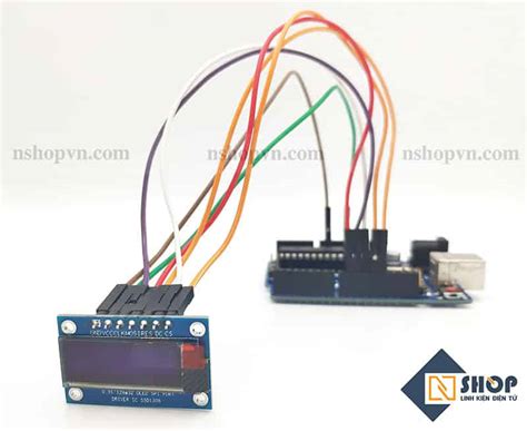 Màn Hình Oled 0 91 Giao Tiếp Spi Nshop