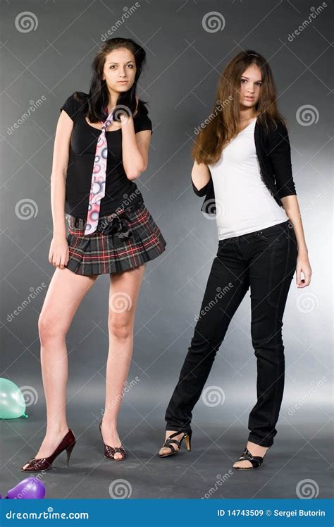 Two Girls Stock Image Image Of Glamour Love Concept 14743509