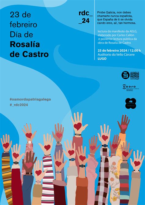 Lugo Día De Rosalía De Castro 2024 Axenda Cultural Aelg