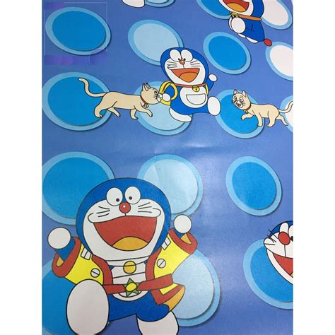 ด่วน Wallpaper โดเรม่อนอวกาศ วอลเปเปอร์ติดผนัง วอลเปเปอร์สีเรียบ วอลเปเปอร์ Pvc วอลเปเปอร์มี