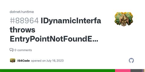 IDynamicInterfaceCastable Throws EntryPointNotFoundException When Calling A Generic Method