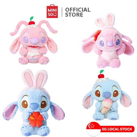 Miniso Lilo And Stitch Huggable Stuffed Toy Plush Collection 10in