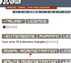 Create A Mysql Database With Easyphp And PhpMyAdmin Turrier Fr