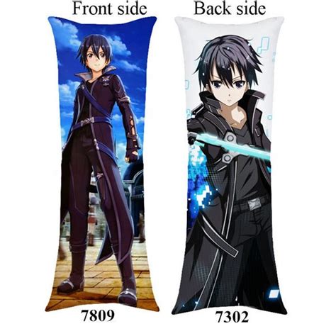 Anime Sword Art Online Sao Kirito Dakimakura Hugging Body Pillow Case