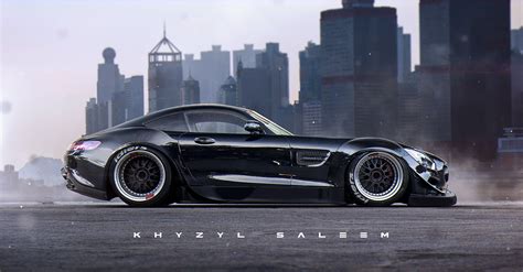 배경 화면 세우다 삽화 스포츠카 동조 메르세데스 Amg 메르세데스 벤츠 Sls Amg 키 질 살렘 고성능 차