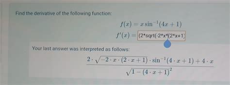 Solved Let F X Be A Differentiable Function Such That