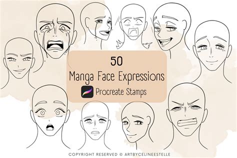 Manga Facial Expressions