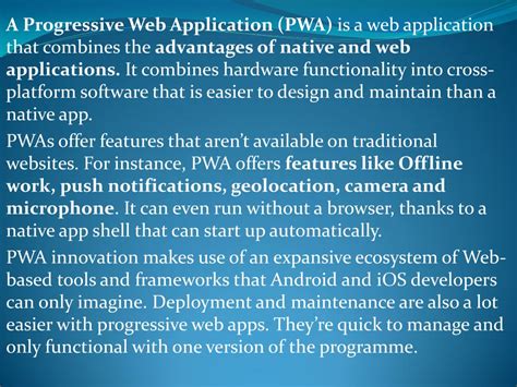 Ppt Is React Being Preferred To Develop Progressive Web Application