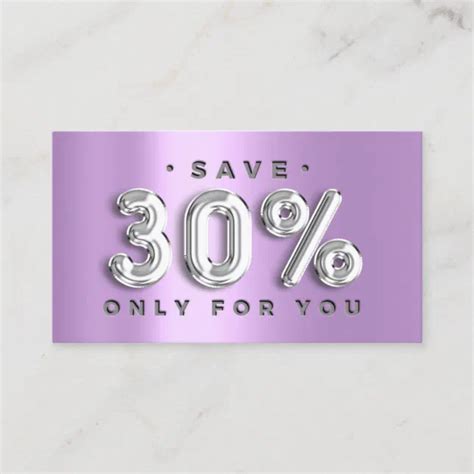 100 INSERT QRCODE 30 OFF Custom Logo Lavender Zazzle