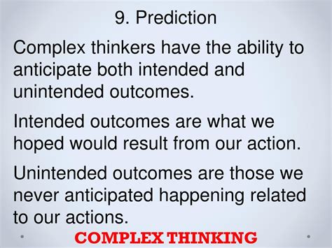 Ppt Complex Thinking Powerpoint Presentation Free Download Id 2730140