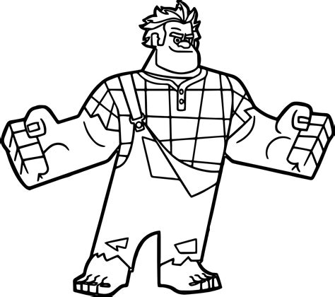 Free Printable Wreck It Ralph Coloring Pages