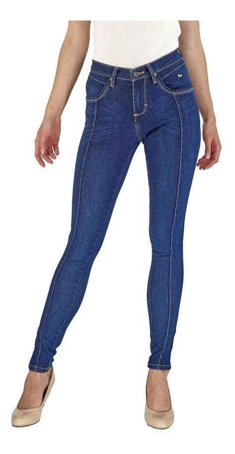 Jeans Lee Mujer Skinny Cintura Alta D57 Envío gratis
