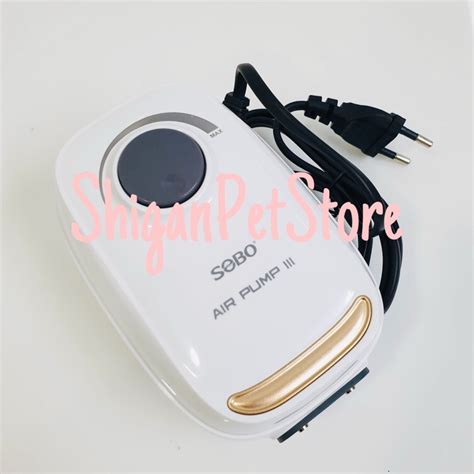 Jual SOBO AIR PUMP III AR Pompa Udara Aerator Lubang Aerasi Akuarium AR Shopee