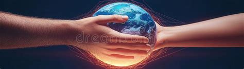 Hands Shaking Over A Glowing Earth Surrounded By Network Lines Global Business 3d