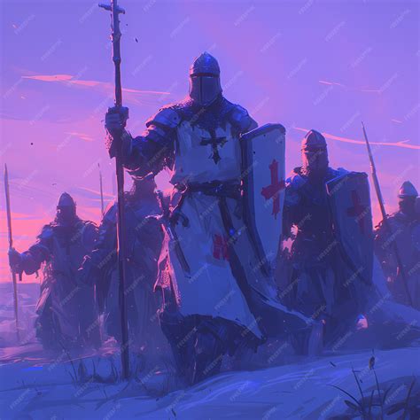 Premium Photo Epic Crusader Adventure Hd Stock Image