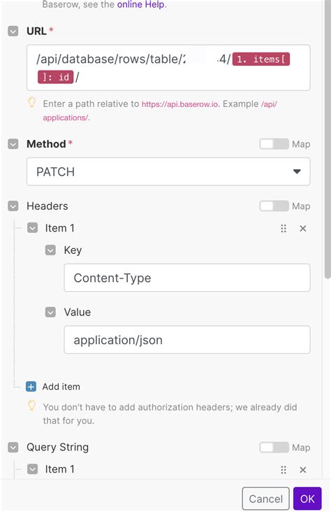 Updating An Existing Row For An Uploaded Image Baserow