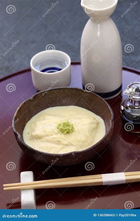 Yuba Tofu Skin Sashimi Japanese Vegetarian Food Stock Image Image Of
