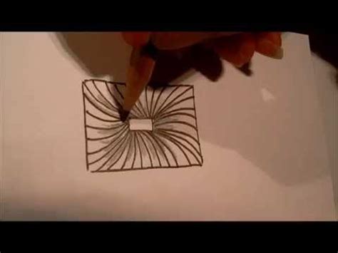How To Draw Tanglepattern Vortex YouTube