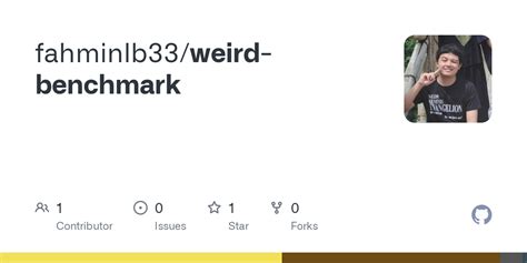 GitHub Fahminlb33 Weird Benchmark