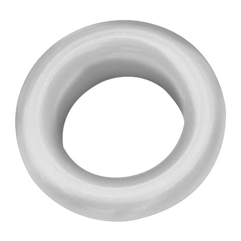 Scudo White Round Basin Overflow Cover