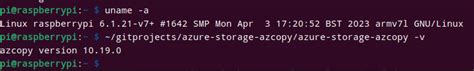 試行錯誤な日々 Azcopyをraspberry Pi Os 32bitで動かす