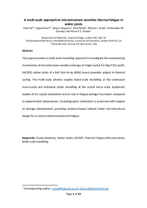 Pdf A Multi Scale Approach To Microstructure Sensitive Thermal
