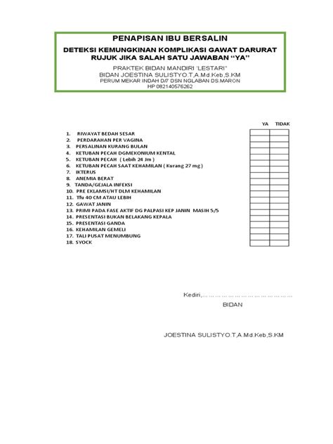 Set Persalinan Pdf