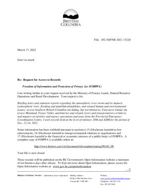 Fillable Online Docs Openinfo Gov Bc Briefing Notes And Situation