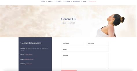 Yoga Meditation Pilates Website Template Html Css Bootstrap Etsy