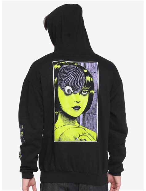 Junji Ito Uzumaki Bold Spiral Hoodie Hot Topic