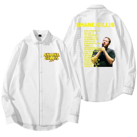 Shane Gillis Live 2025 Tour Shirt Women Men Long Sleeve Casual