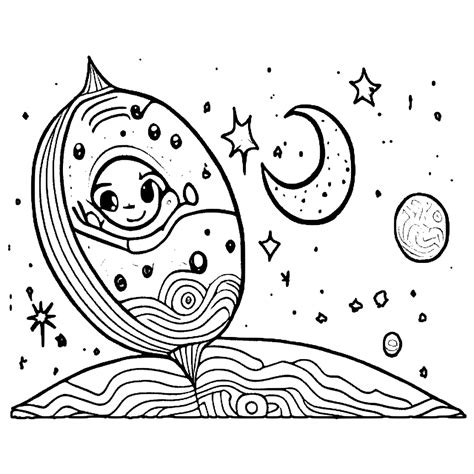 Lsd Universe Coloring Page · Creative Fabrica