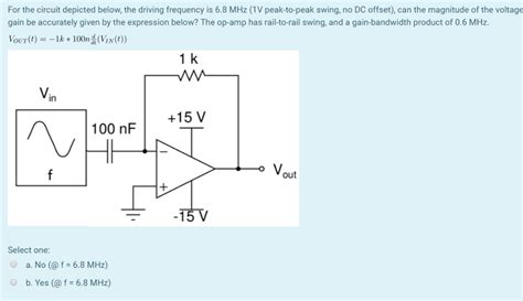 Solved For The Circuit Depicted Belowwhere C 651 Nf