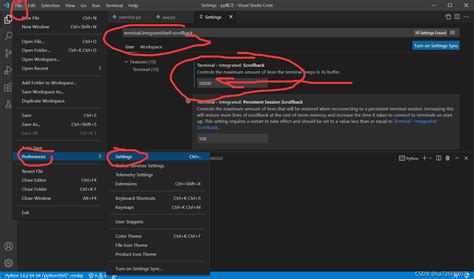 设置vscode终端的最大输出行vscodesa726663676 腾讯云开发者社区