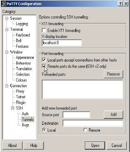 Sdbssh Tunnels From Microsoft Windows Opensuse Wiki