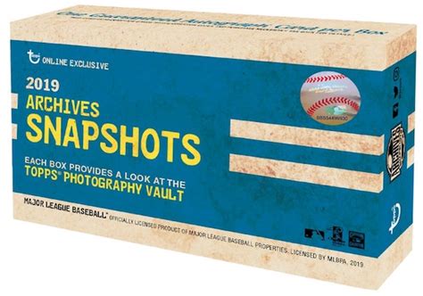 2019 Topps Archives Snapshots Baseball Checklist Set Info Buy Boxes