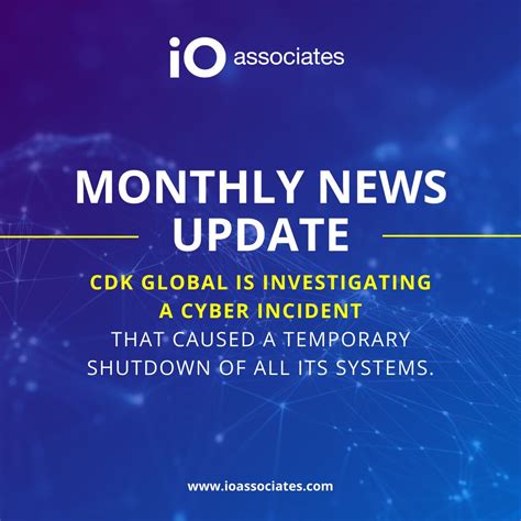 Io Associates Us On Linkedin Cybersecurity Technews Cdkglobal