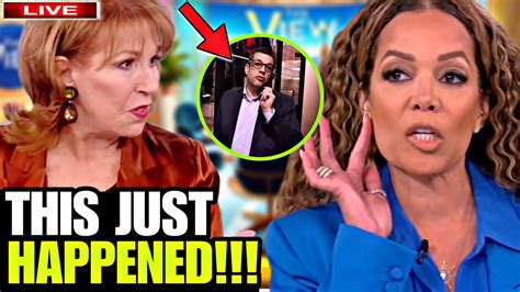 View Host Sunny Hostin Dragged Off Set After Heated Argument With Joy
