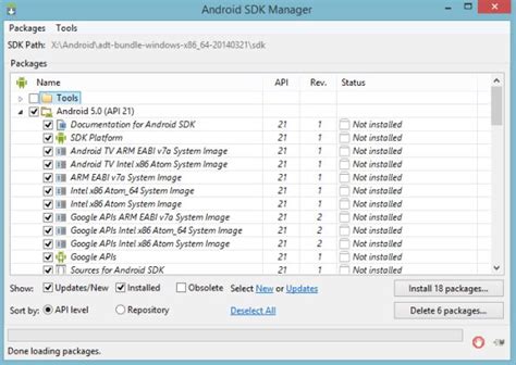 Install Android Sdk Manager Acalot